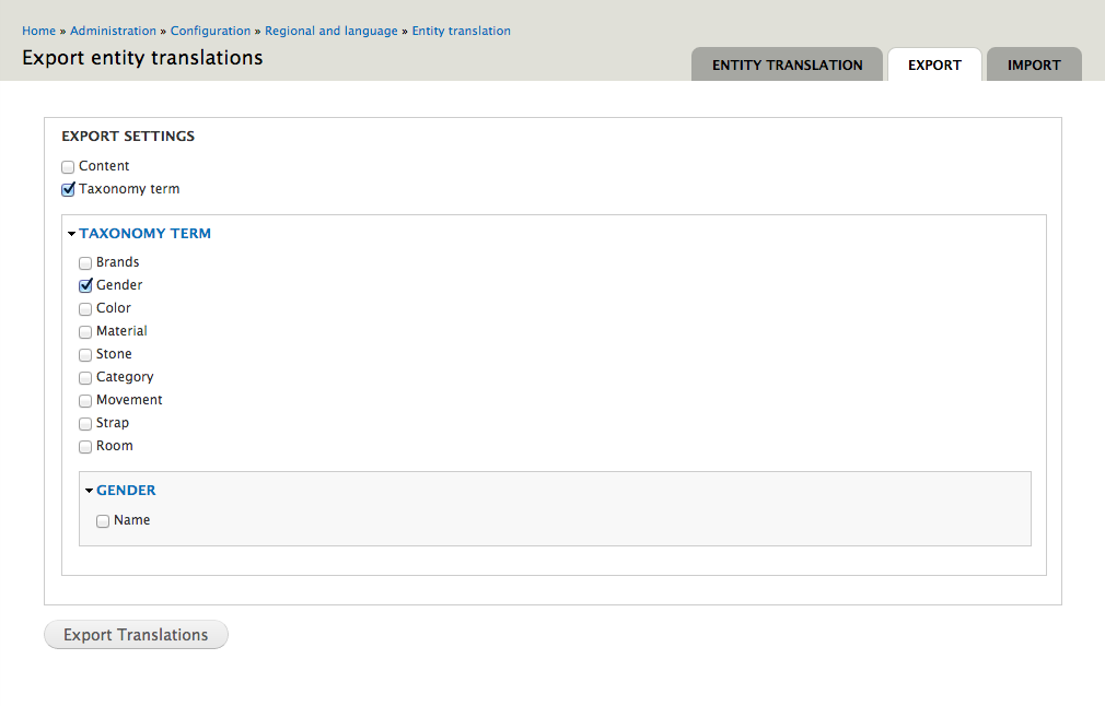 Entity Translation Export/Import | Drupal.org Entity Translation Export/Import | Drupal.org